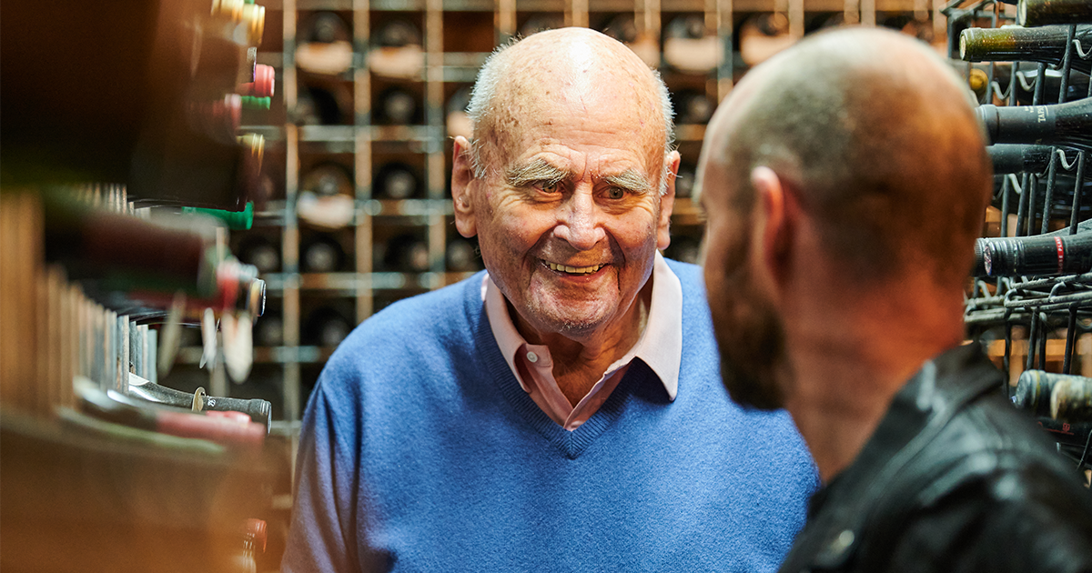 Inside James Halliday's cellar