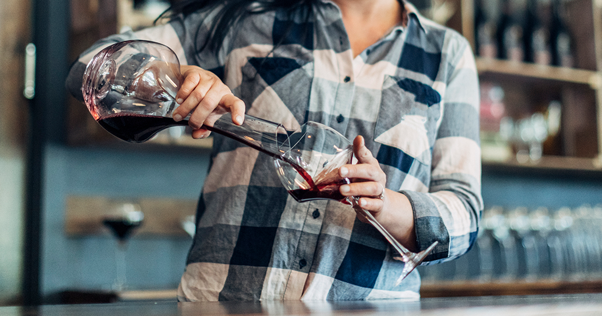 Five tips for decanting an old wine